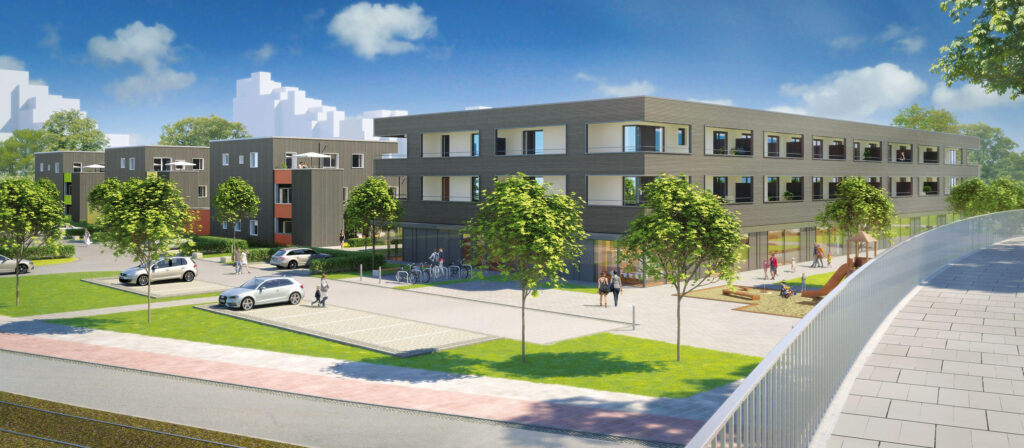 Atrium-Haus bald bezugsfertig - GEWOBA Magazin